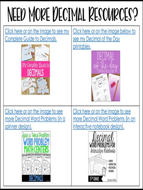 Fillable Online What Is A Decimal Definition And Factstwinkl Teaching