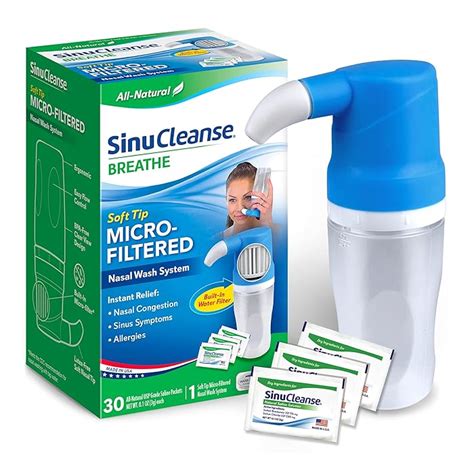 Buy Sinucleanse Soft Tip Micro Filtered Nasal Wash Irrigation System
