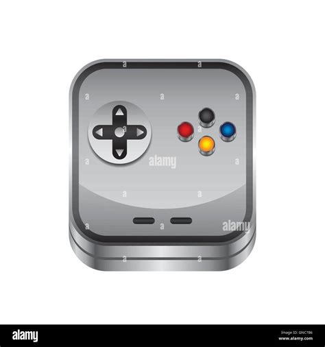 Game Console Button Stock Vector Image And Art Alamy