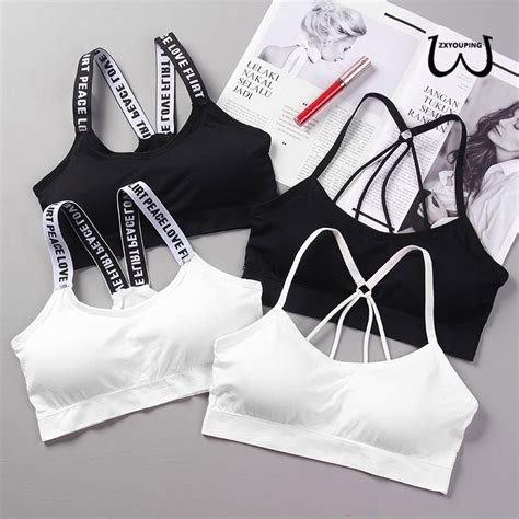 Zxyouping Kit 13 Sutiã Esportivo Push Up Fitness Feminina Roupa