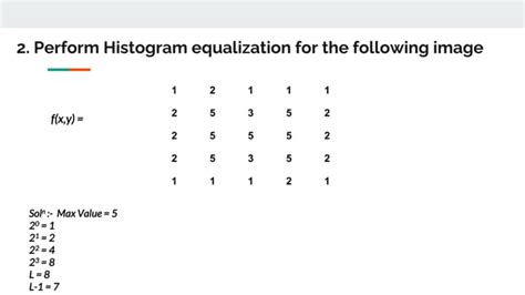 Histogram Problem Pptpptx