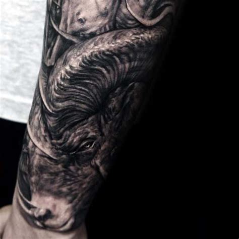 Ram Tattoo Designs For Men Bighorn Sheep Ink Ideas
