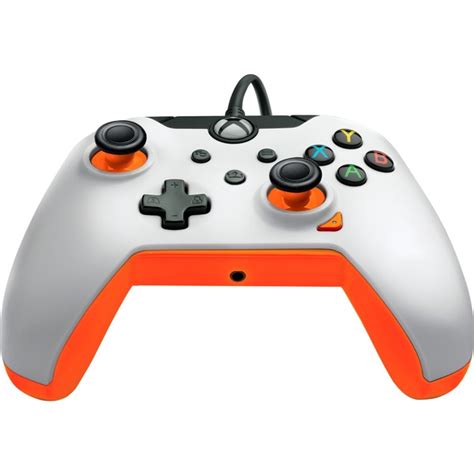 Pdp Wired Controller Atomic White Gamepad Weiß Orange Für Xbox