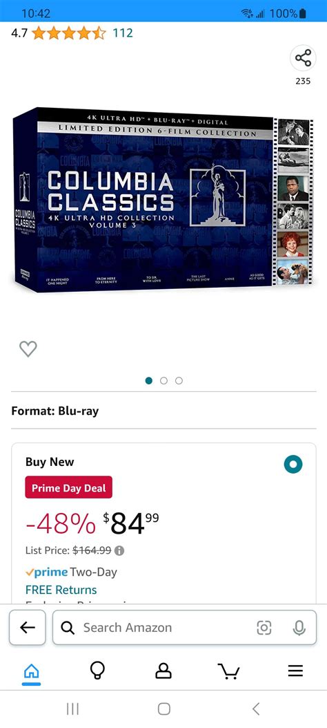 Columbia Classics Collection Vol 3 On Sale For 85 On Amazon R4kbluray