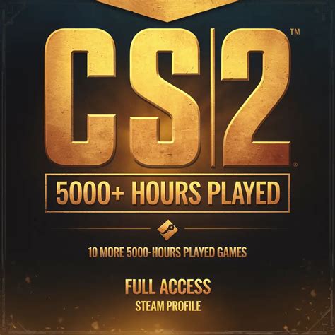 Compra 🎸exo Cs2 ⸱🎮5009 Hours Steam Account 10 Games ⸱💣region Free