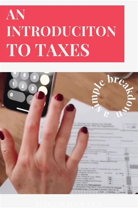 Introduction To Taxes For Beginners Artofit