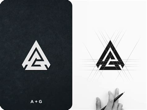 Ag Monogram Logo By Meizzaluna Design On Dribbble