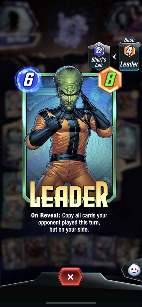 The Leader Shuris Lab Misplay R Marvelsnap