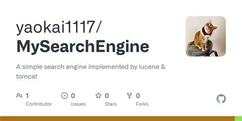Github Yaokai Mysearchengine A Simple Search Engine Implemented