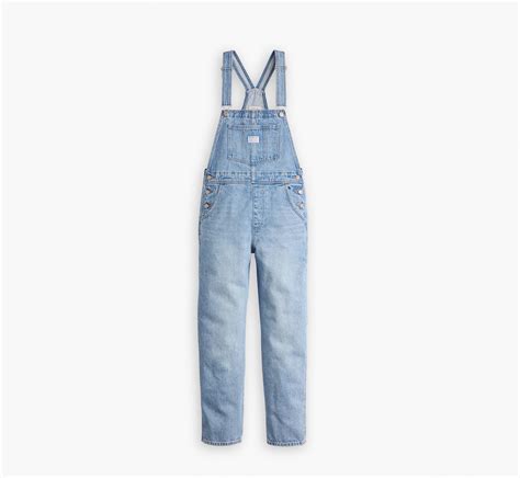 Vintage Womens Overalls Light Wash Levis® Us