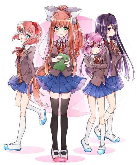ドキドキ文芸部があのホテルにやって来る この4人は呪われている⁉️ イラスト 美少女イラスト 萌えイラスト