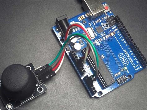 how to interface with analog joystick with arduino uno pantech ai