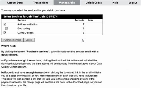 Additional Approval For Geocoding And Cameo Enrichments