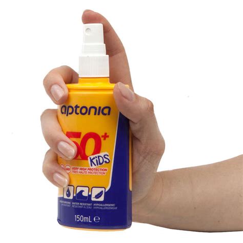 СЛЪНЦЕЗАЩИТЕН СПРЕЙ Spf 50 150 МЛ Aptonia Decathlon