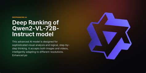 Llm Model Qwen2 Vl 72b Instruct By Qwen Deeprankingai