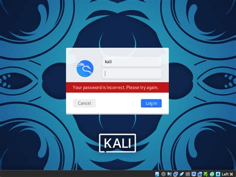 Default Kali Password Not Kali Or Toor R Kalilinux