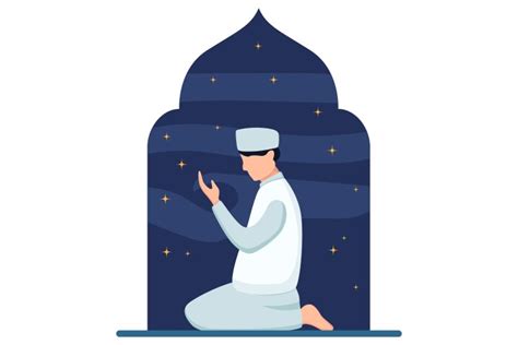 Ramadan Flat Design Royalty Free Vector Image Vectorstock