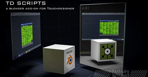 Td Scripts V14 A Blender Add On For Touchdesigner Derivative