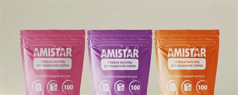 Amistar Гелевые капсулы для стирки Капсулы для стирки Amistar — это удобное и эффективное