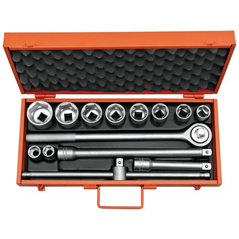Tramontina PRO 14 Pieces 3/4" 6 Point Socket and Accessories Set ...