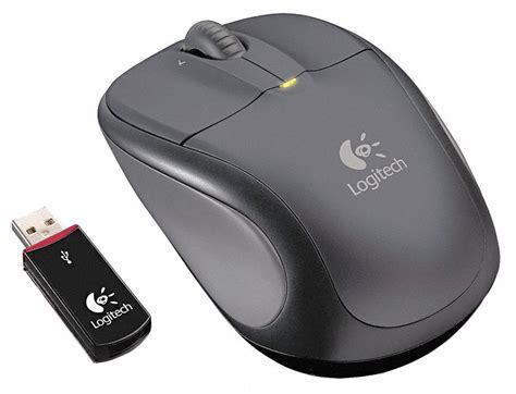 LOGITECH Wireless Mouse Optical Black Gray USB PKN LOG Grainger
