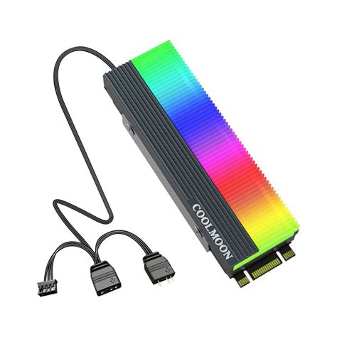 Piartly COOLMOON M2 SSD Heatsink Cooling 5V 3PIN Hard Disk Radiator