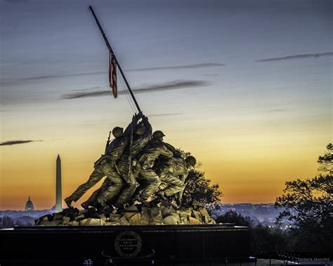 Us Marine Corps Iwo Jima Memorial Washington Dc Usa
