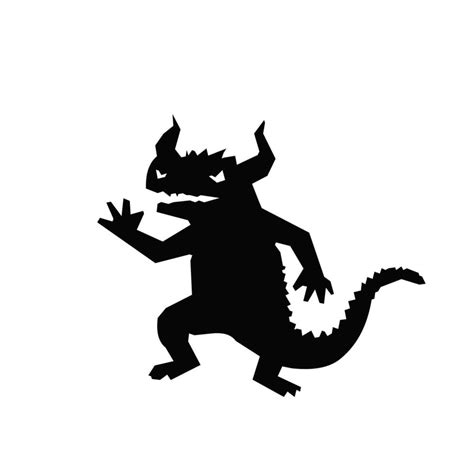 Evil Black Silhouette 62684685 Vector Art At Vecteezy