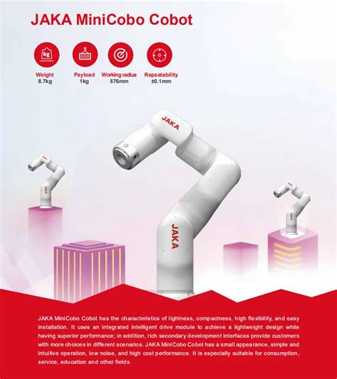 Jaka Minicobo Cobot Lightness Collaborative Robots Mini Industrial