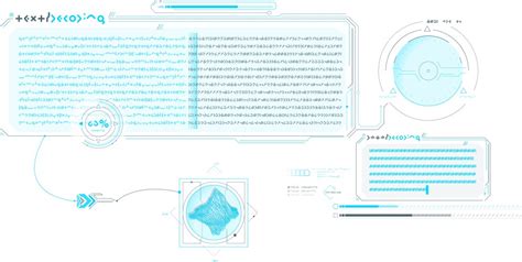 Sci Fi Hud Interface For Data Research Royalty Free Vector