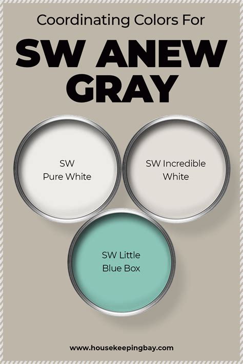Anew Gray Sw 7030 By Sherwin Williams Housekeeping Bay Trim Paint