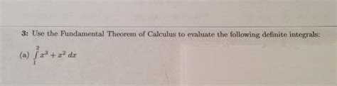 Solved Use The Fundamental Theorem Of Calculus To Evaluate Chegg