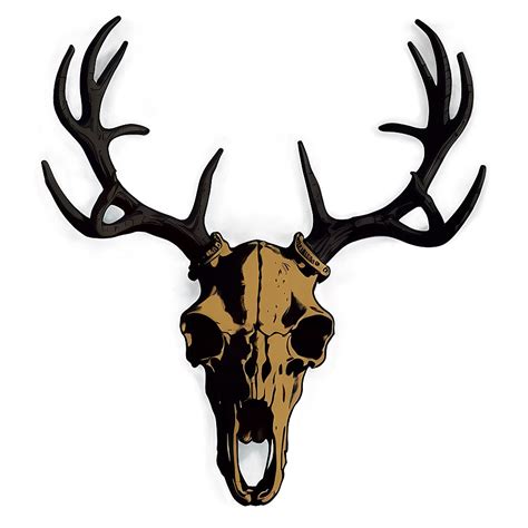 Download Deer Skull Silhouette Png Kdm
