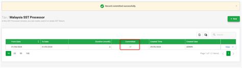 Cloud Accounting Commit Sst Processor Error Please Fill In Sst 02 Info Before Commit
