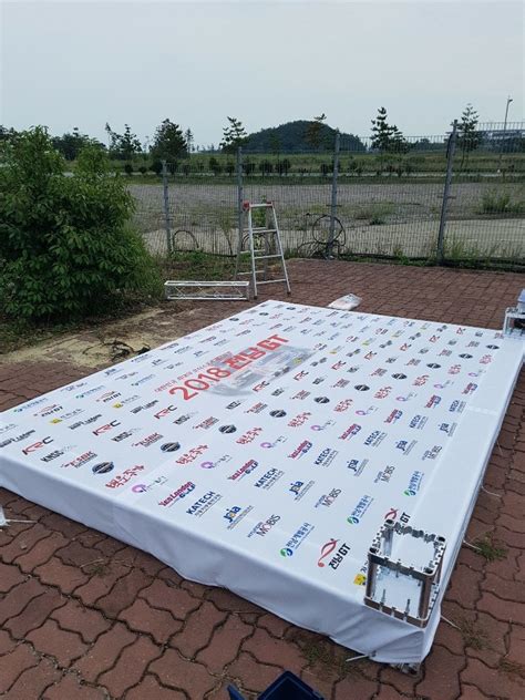 기념행사 포토존 포토월 백월 미니트러스 부스 깔끔하게 잘하는 곳 네이버 블로그