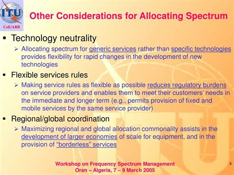 Ppt Frequency Spectrum Regulation And Policy Reforms Powerpoint