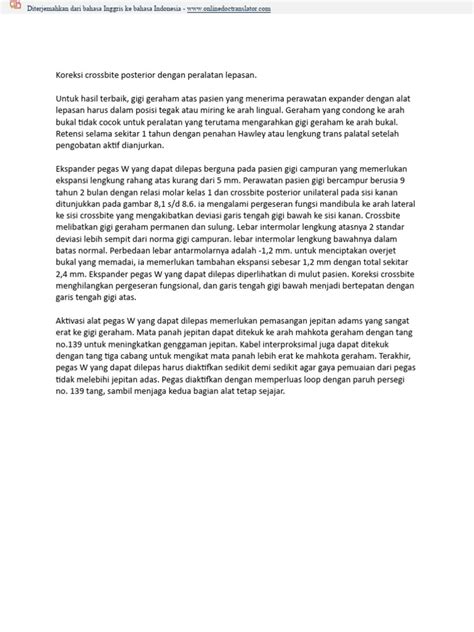 Correction Of Posterior Crossbite With Removable Appliances Enid Pdf