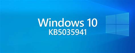 Windows 10 KB5035941 in download le novità