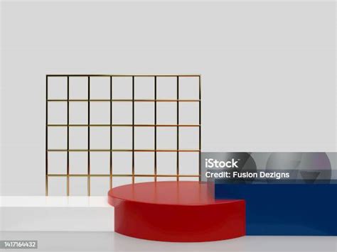 기하학적 모양 최소 개념의 추상적 인 흰색 배경 3d 렌더링 0명에 대한 스톡 사진 및 기타 이미지 0명 구도 단일 이미지 Istock