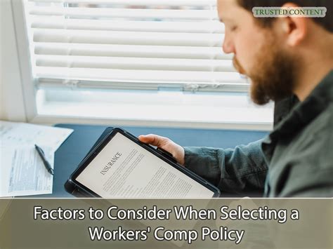 Considerations When Choosing Your Business Workers Comp Policy In