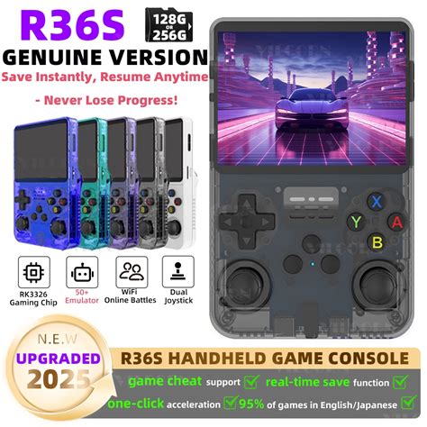 R36s 2025 New Upgraded Official Genuine Handheld Game Console 50