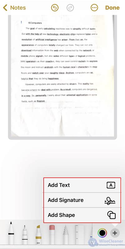 Simplifying Documents Scanning With Your IPhone Notes App