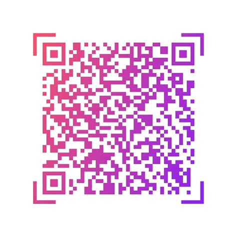 premium vector vector gradient qr code
