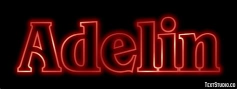 Adelin Effet de texte et design de logos Prénom
