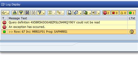 Solved Query Definition Could Not Be Opened SAP Community