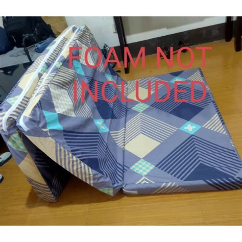 2 Inches Tri Fold Bed Cover With Zipper Super Affordable Shopee
