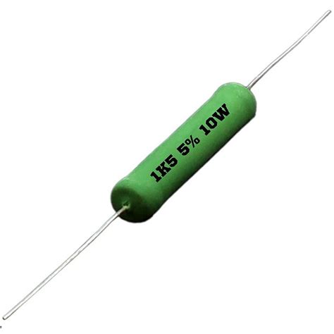 Resistor 1k5 5 10w Axial Rs Componentes EletrÔnicos