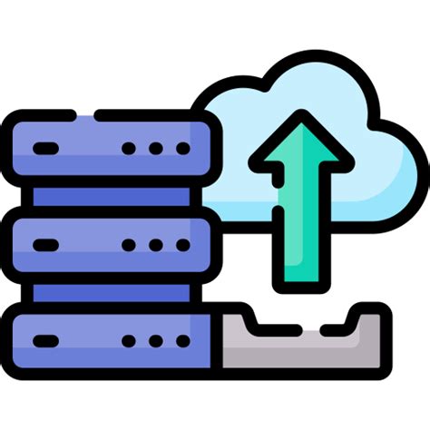 Data Upload Special Lineal Color Icon