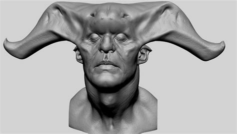 Creature Head Printable B 3d Model 3d Printable Cgtrader