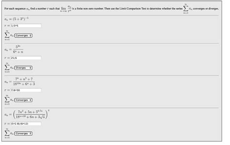 Solved For Each Sequence A N Find A Number R Such That Lim N Chegg Com